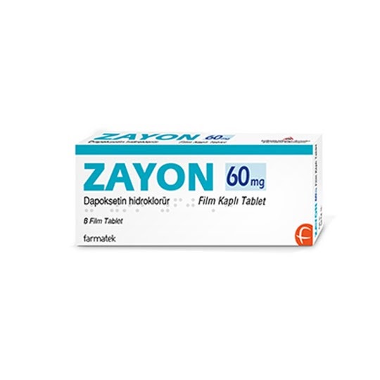 Zayon 60 Mg 6 Tablet Geciktirici İlaç - Cinsel Ürünler Ansiklopedisi